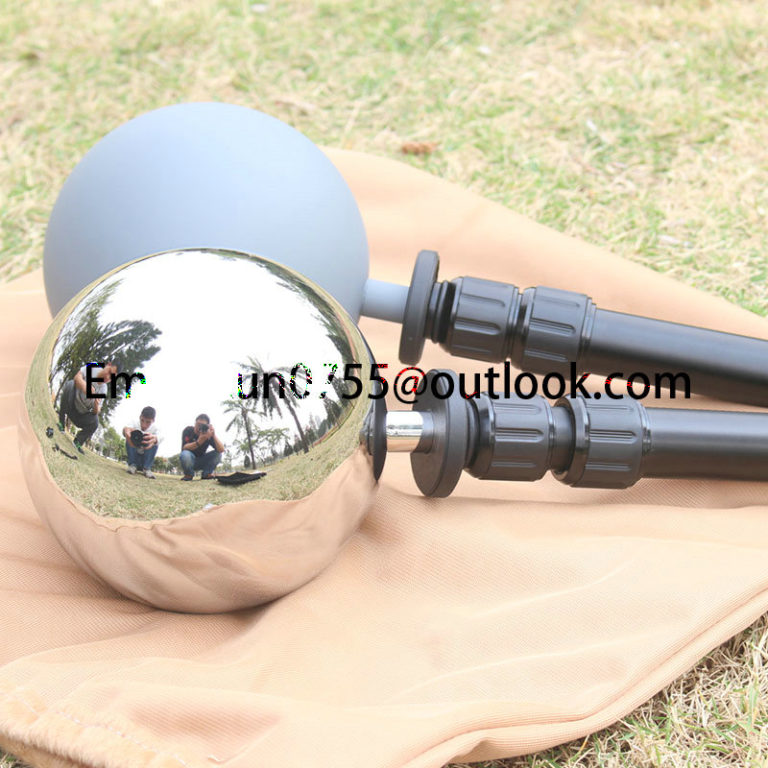 These spheres are used for look-dev and lighting references in VFX ...