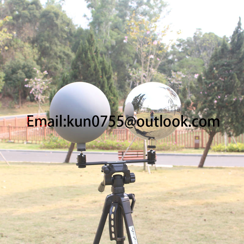 20cm hdri VFX ball chrome Grey ball - sculptureart.art