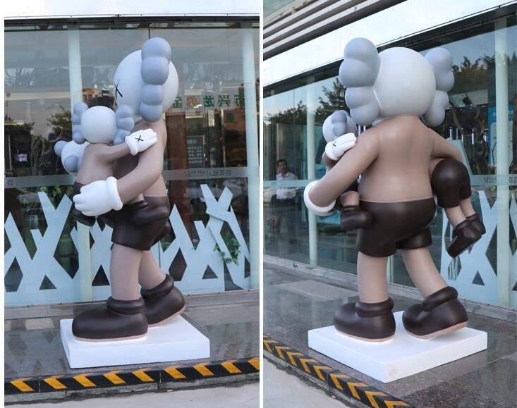 Large Life-size Outdoor Fiberglass Bearbrick Sculpture Action Figure ...